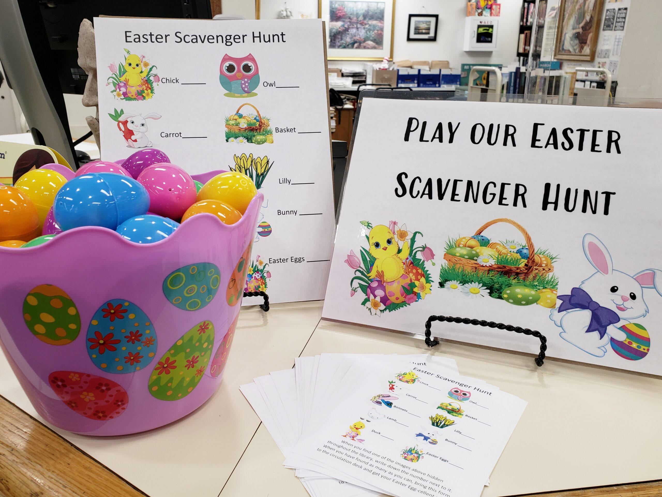 CO easter scav hunt 2023 – Northeast Regional Library